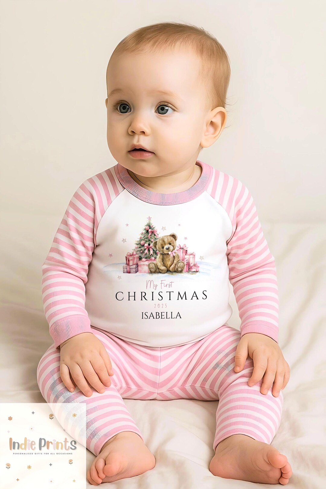 My First Christmas Sleepsuit, Baby Christmas Pyjamas, First Christmas ...