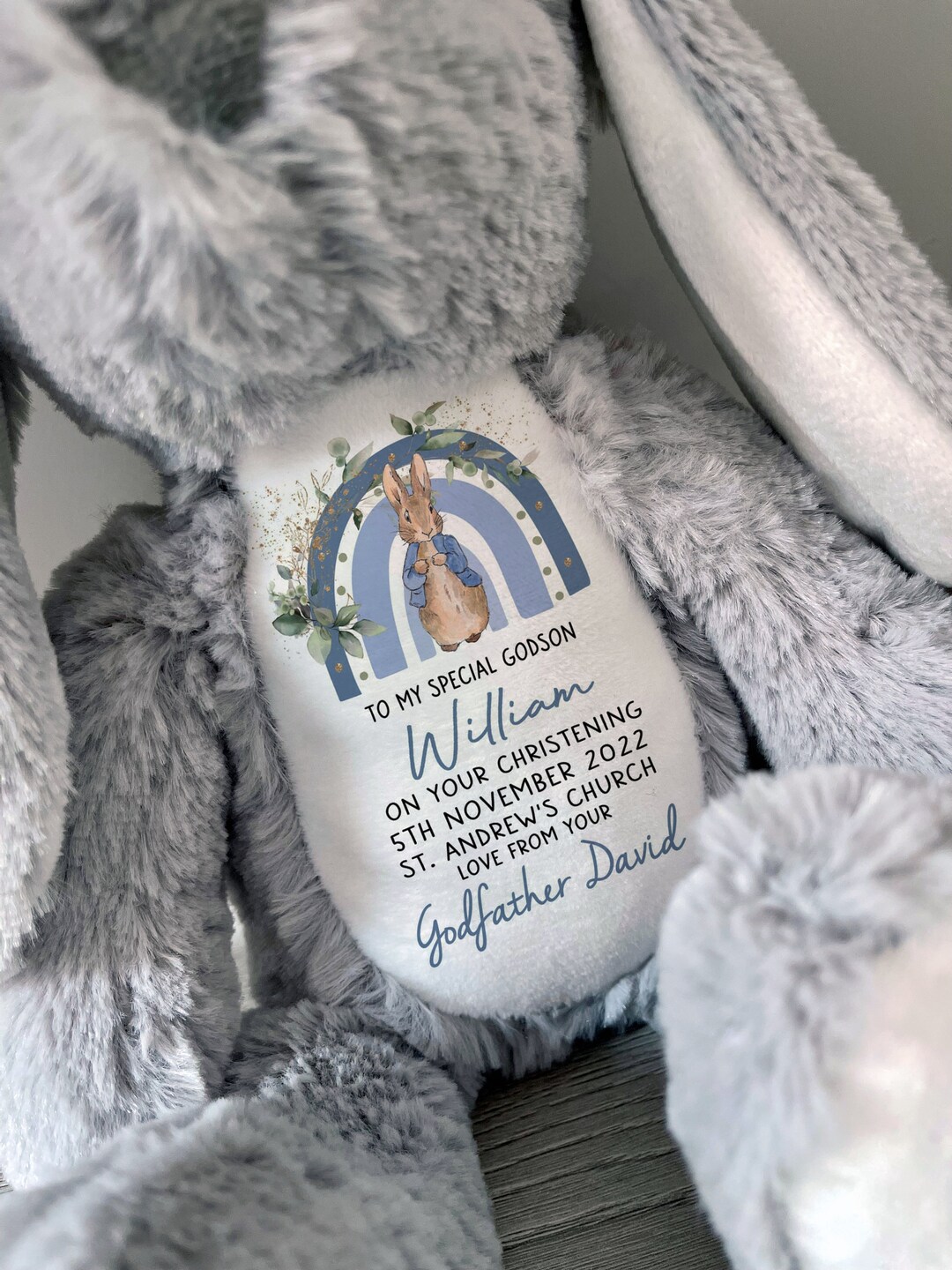 Personalised Christening Gift, Christening Gift, Godson Christening ...