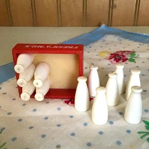 Miniature Milk With Carrier, Fresh A Milk, Milk Tray With Twelve ...