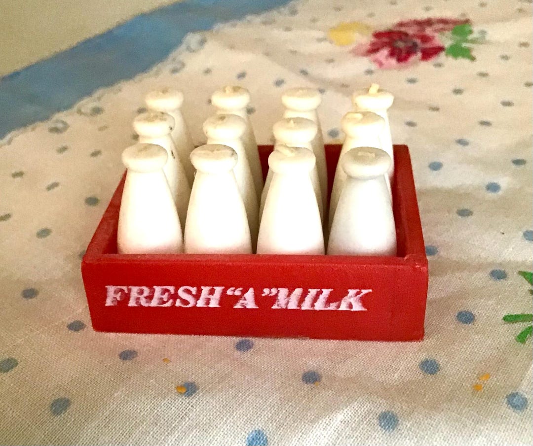 Miniature Milk With Carrier, Fresh A Milk, Milk Tray With Twelve ...