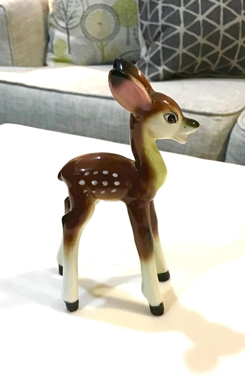 Fawn Figurine, Deer Figurine, Bone China Deer, Figurine, Deer, Fawn - Etsy