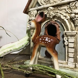 Fawn Figurine, Deer Figurine, Bone China Deer, Figurine, Deer, Fawn - Etsy