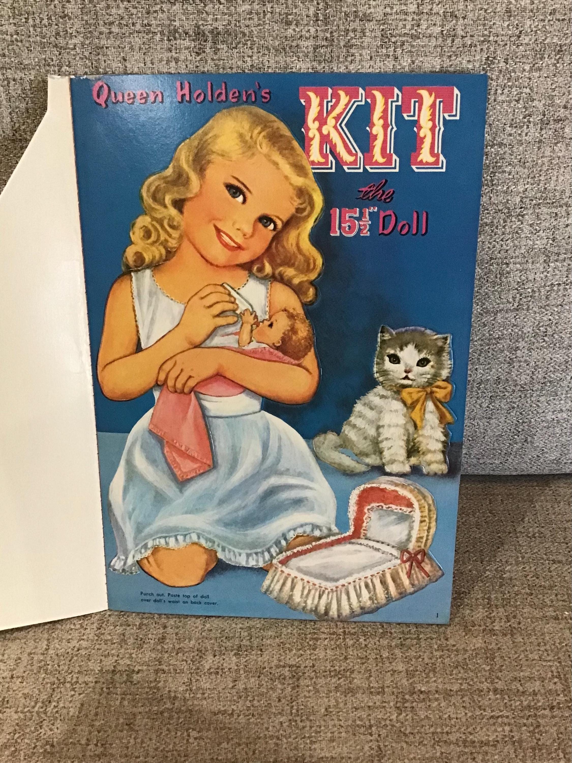 Paper Dolls, Uncut Paper Dolls, Queen Holden’s Paper Dolls, 1985 Paper ...