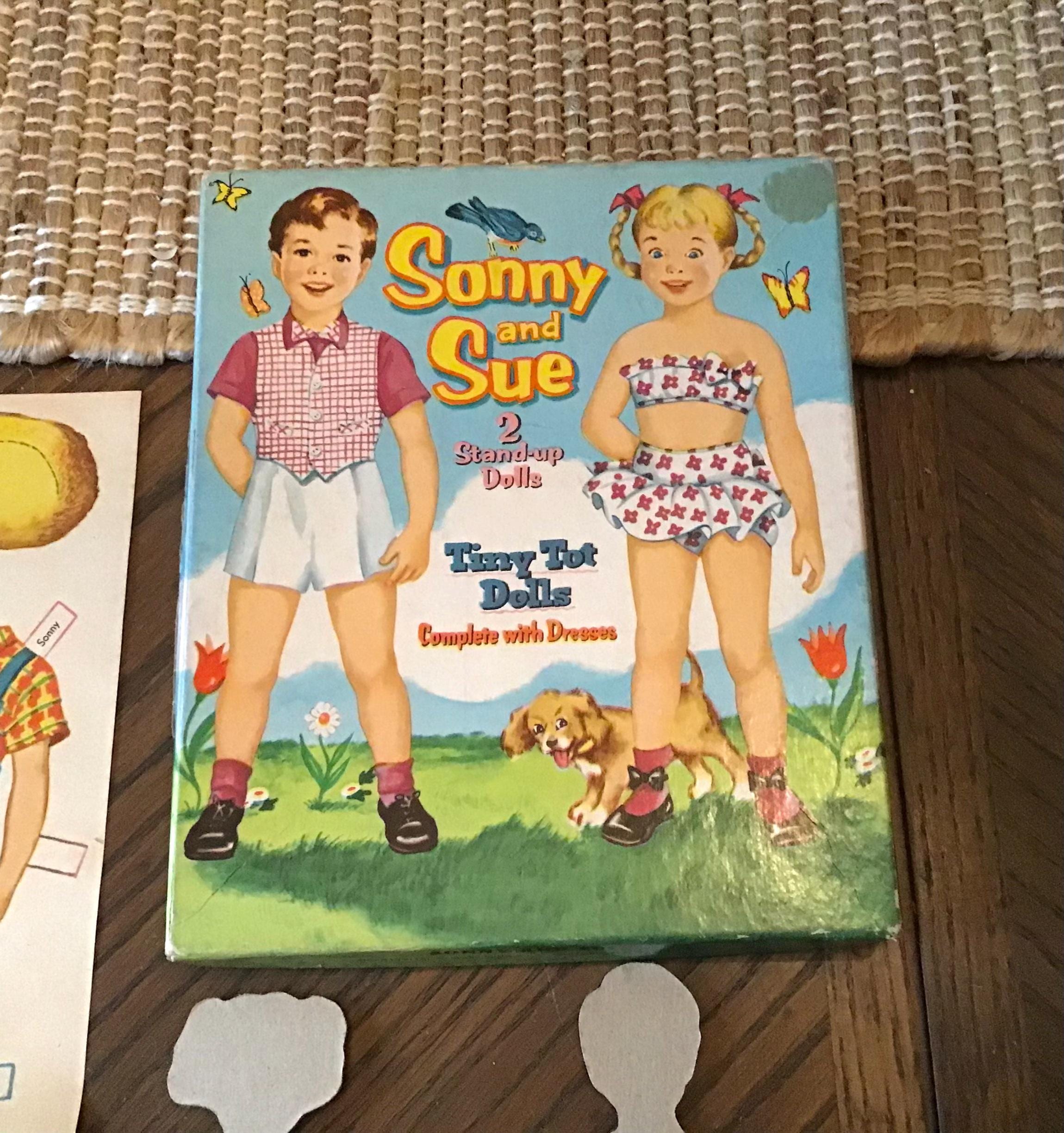 Sonny and Sue Paper Dolls, Uncut Paper Dolls, Paper Dolls, Sonny and ...