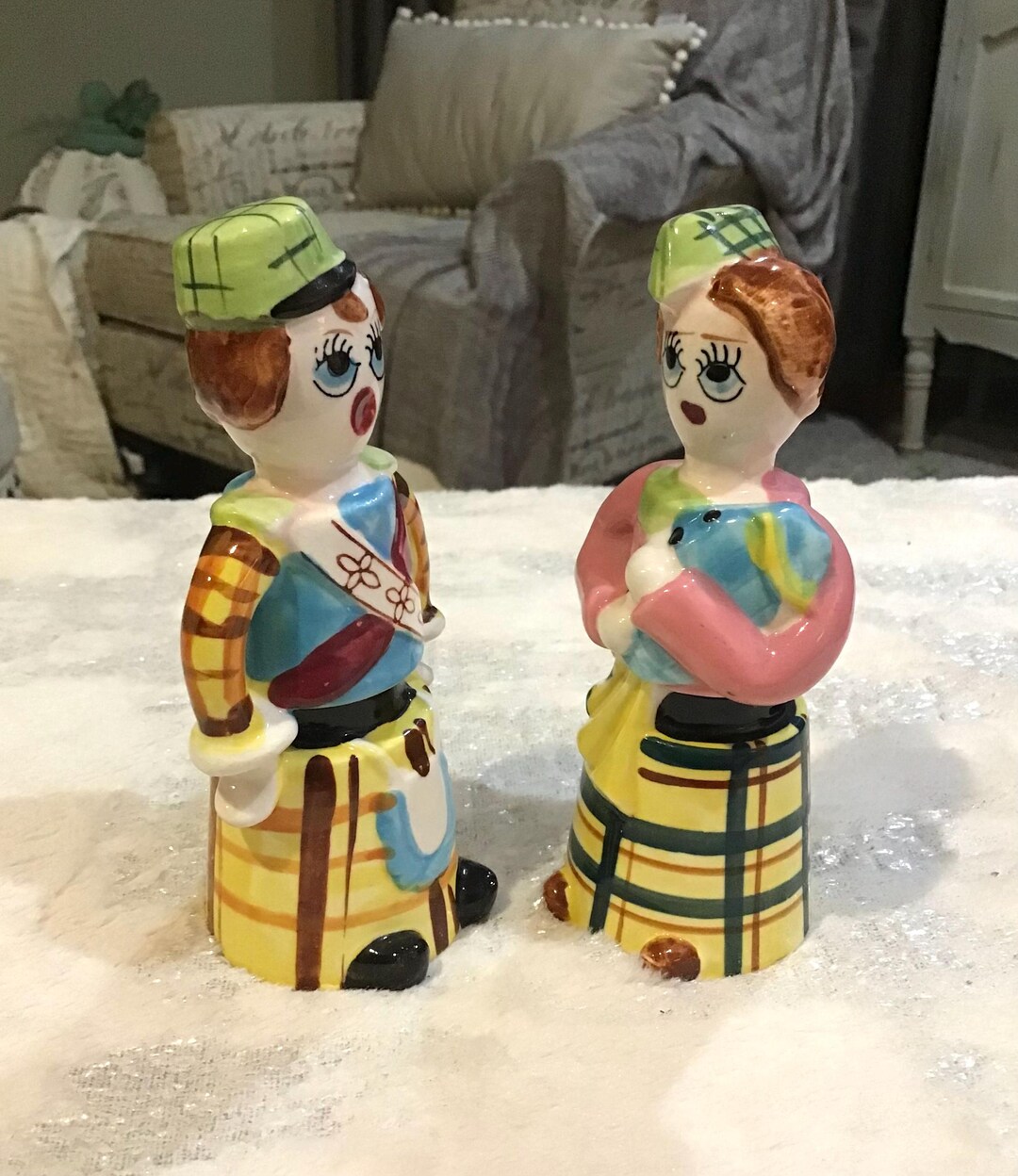 Salt and Pepper, Shakers, Anthropomorphic Salt and Pepper, Kitsch ...