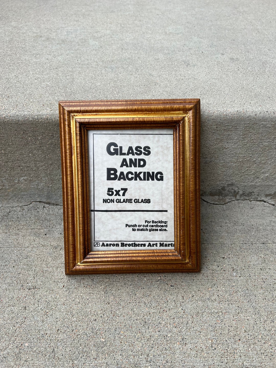 Wood Copper and Gold 5x7 Picture Frame - Etsy
