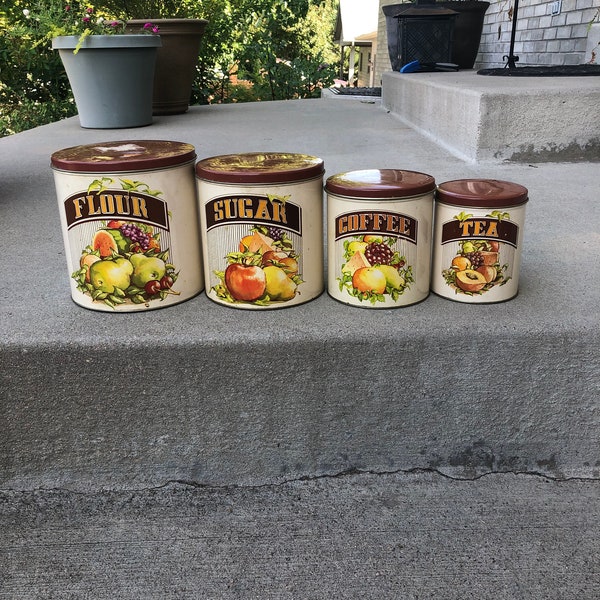 Fruit Canisters - Etsy