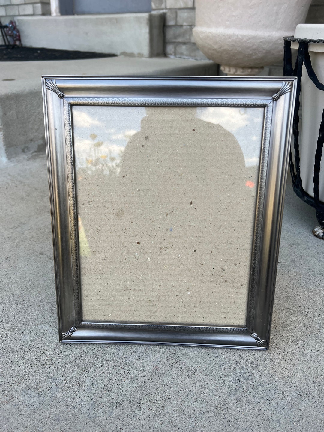Dull/dark Silver 8x10 Picture Frame - Etsy