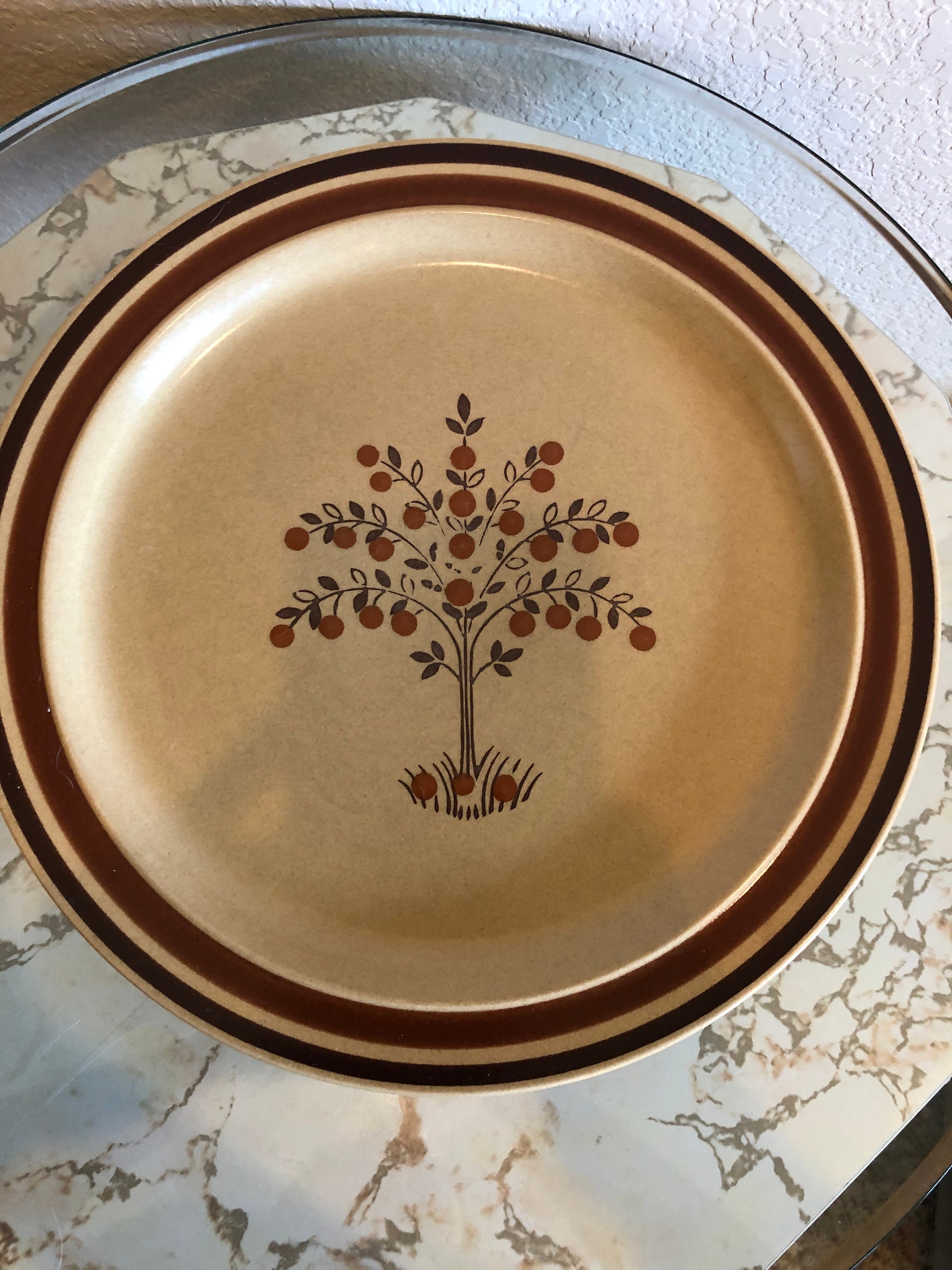 Newcor Stoneware Plates in Romantic Pattern Set of 6 | Etsy