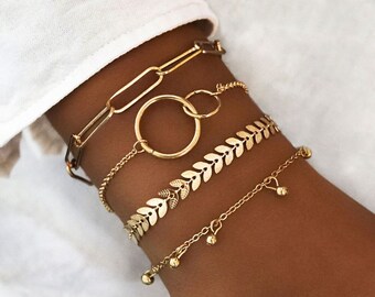 Multi Layer Bracelet - Etsy