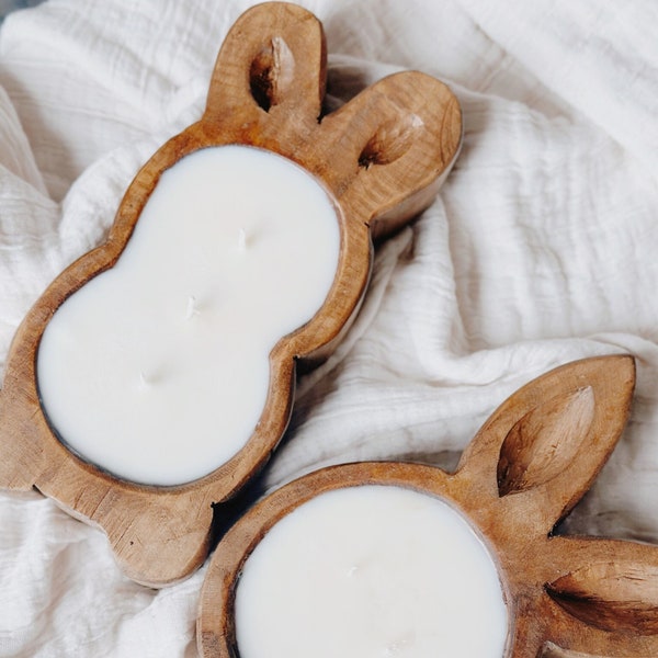 Bunny Candle - Etsy