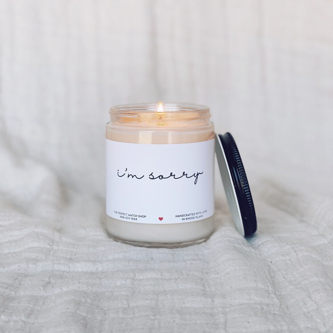 I'm Sorry, Condolence Candle, Relationship Candle, Gifts for Him, Gift ...