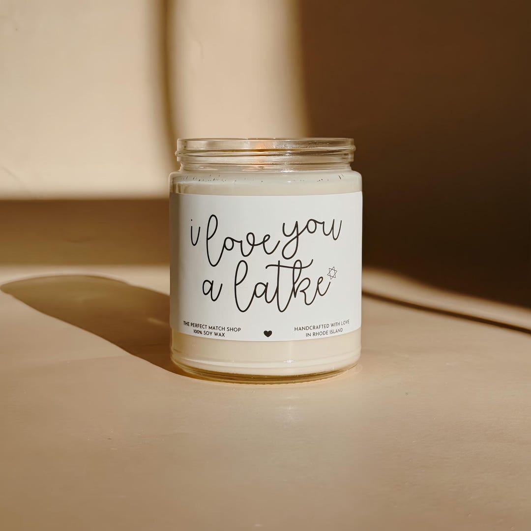 I Love You a Latke, Happy Hanukkah, Holiday Gifts for Her, Funny ...