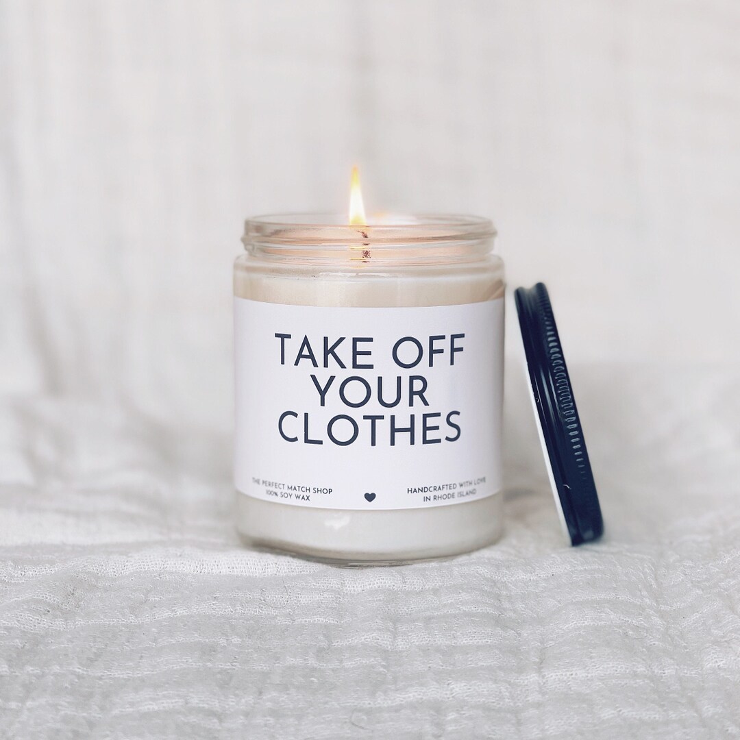 Take off Your Clothes Funny Candle Gifts for Boyfriend Gifts for ...