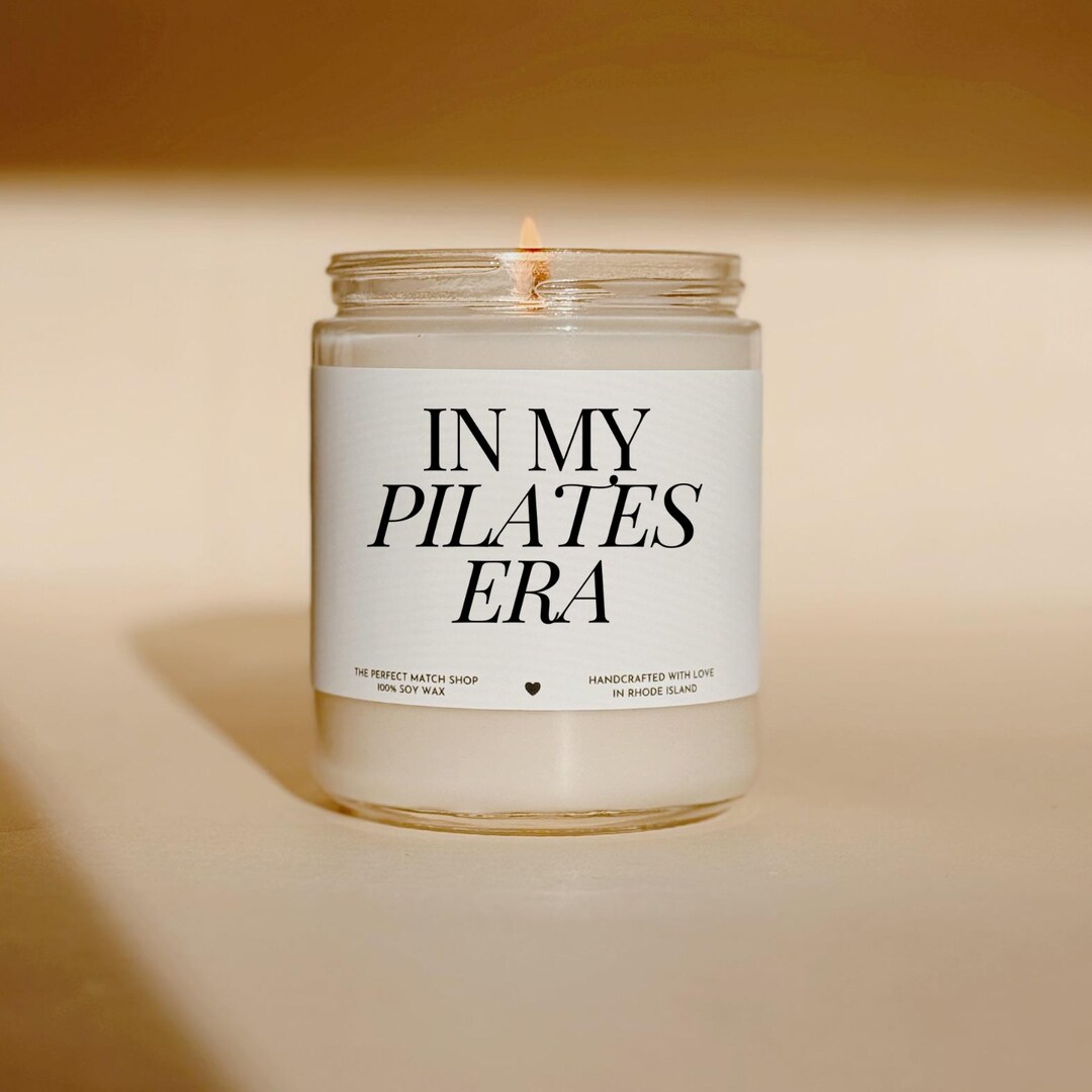In My Pilates Era Pilates Candle Pilates Instructor Gift Pilates ...