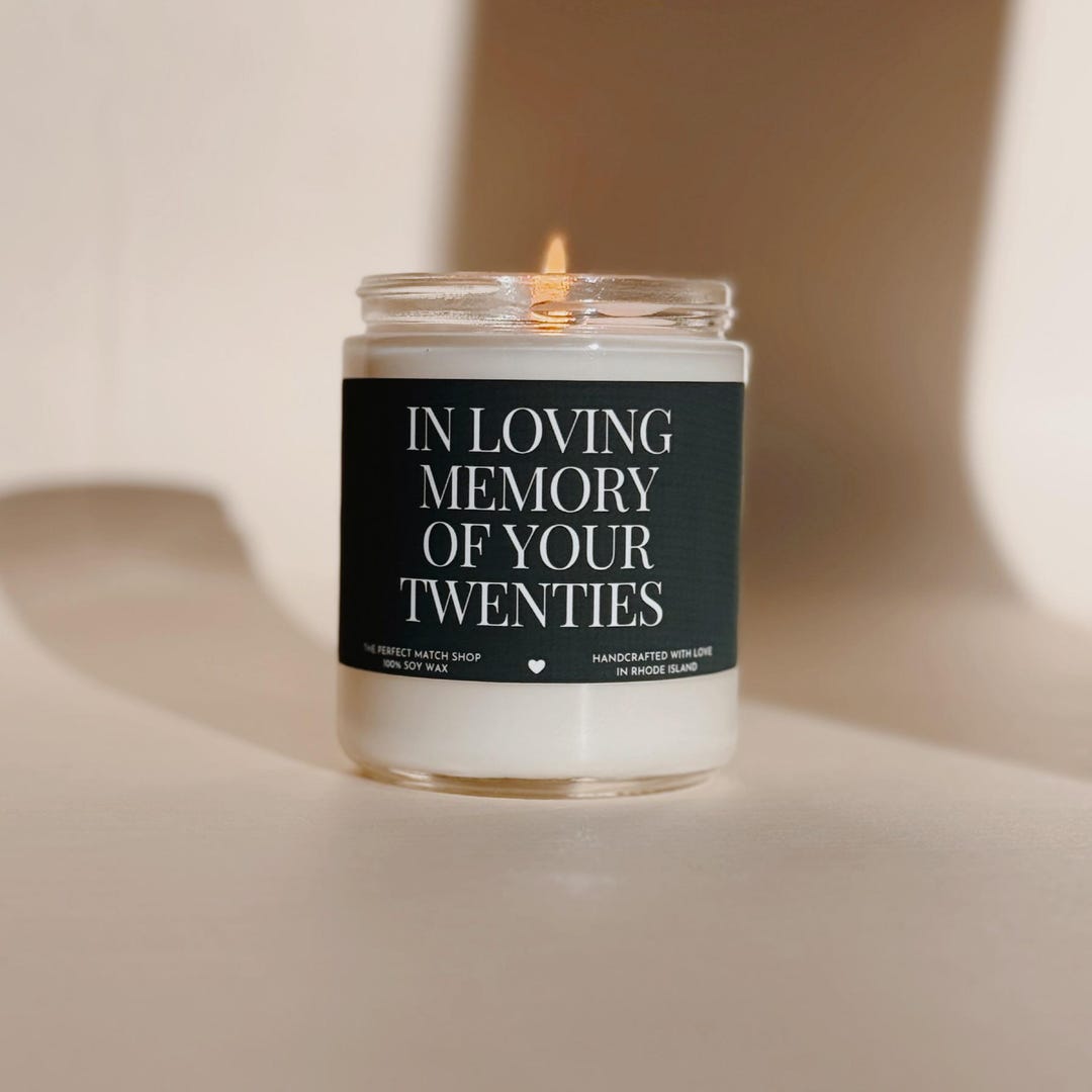 30th Birthday Gift in Loving Memory of Your 20s Candle Funny Birthday ...