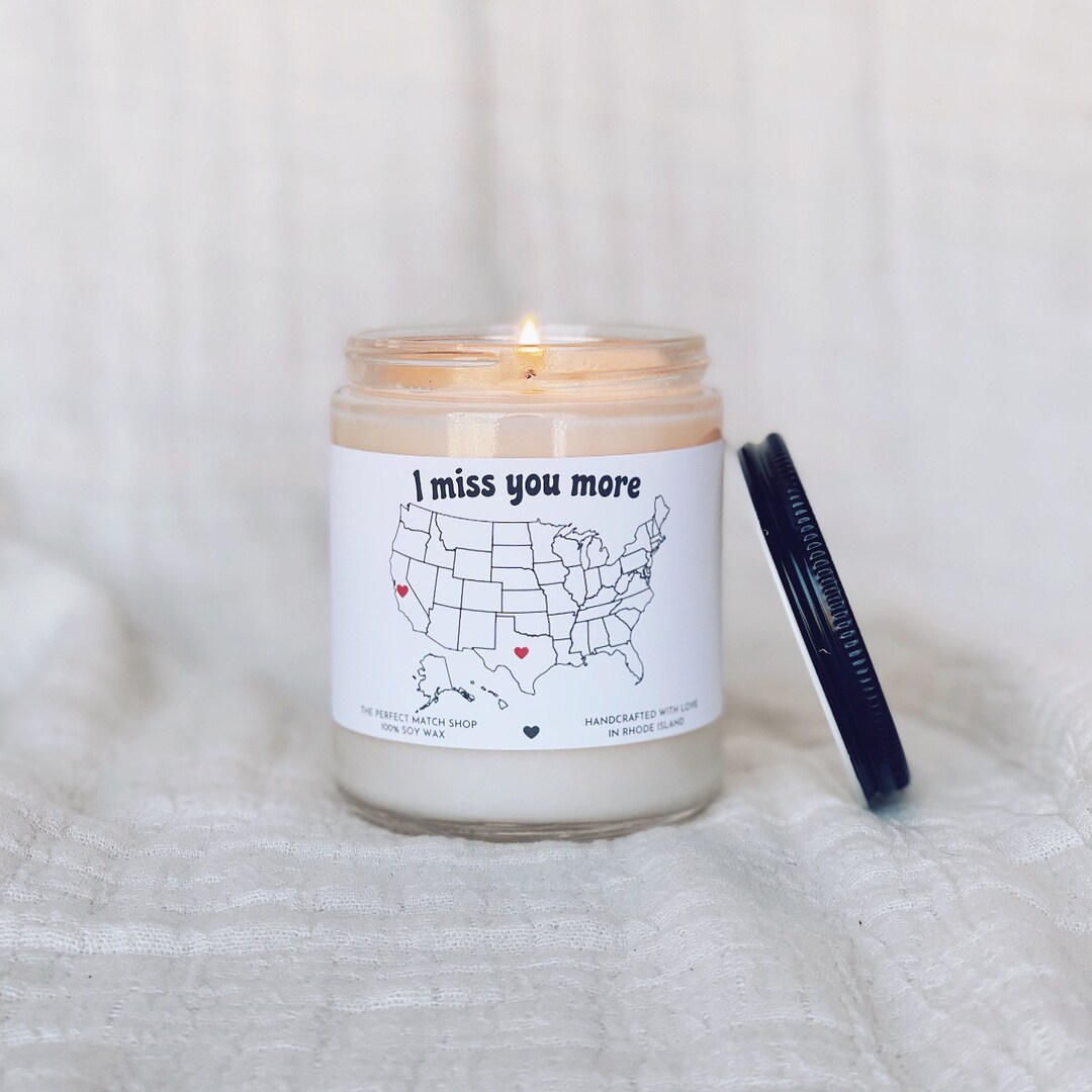 I Miss You More, Long Distance Gift, I Miss You Gifts, Personalized ...