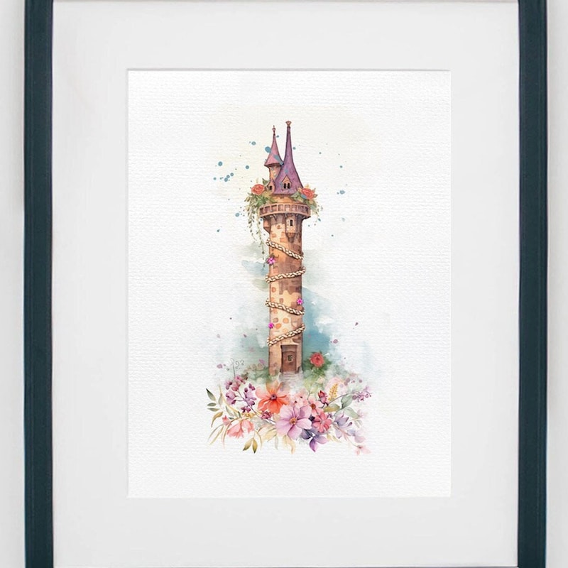 Rapunzel Art Print - Etsy