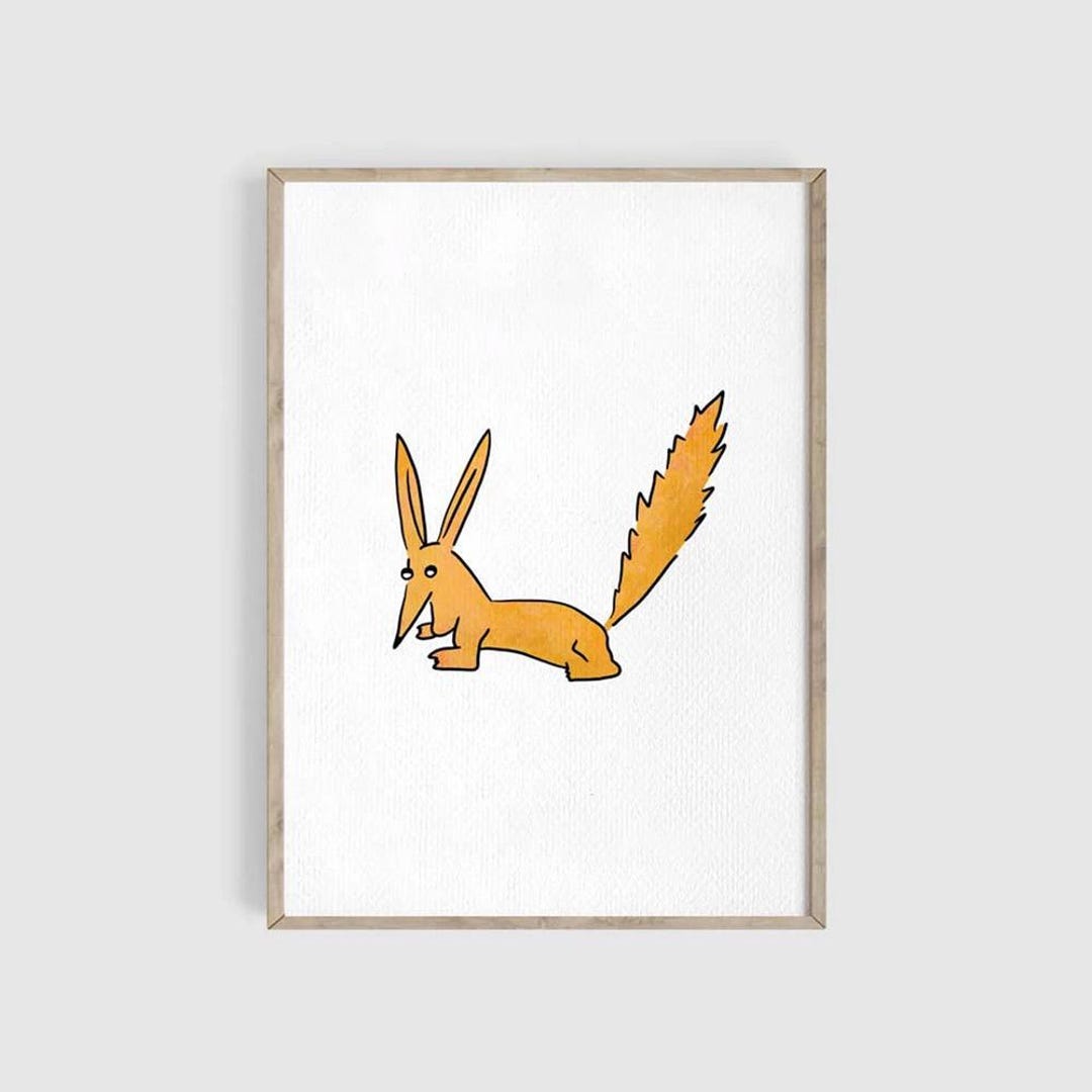 The Little Prince Art Print, Fox Print, Le Petit Prince, Nursery Wall ...