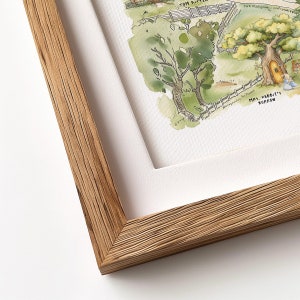 Peter Rabbit Watercolor Map Art Print, Nursery Art, Easter Print ...