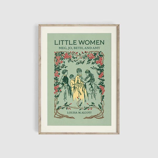 Little Women Book Cover - Etsy