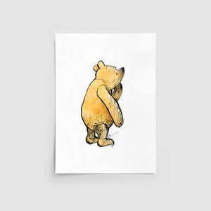 Winnie the Pooh Character Art Prints, Set of 3, Piglet, Tigger, Classic ...