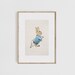 Peter Rabbit, Vintage Bunny Nursery Wall Art, Nursery Wall Art, Rabbit ...