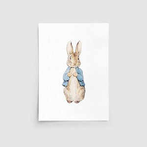 Set of 6 Beatrix Potter Nursery Art Prints, Peter Rabbit, Vintage Bunny ...