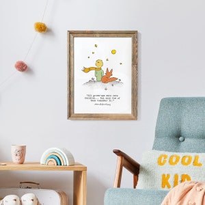 The Little Prince Art Print, Le Petit Prince, Little Prince Quote ...