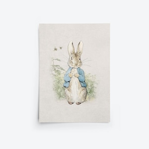 Peter Rabbit, Set of 3, Vintage Bunny Nursery Wall Art, Beatrix Potter ...