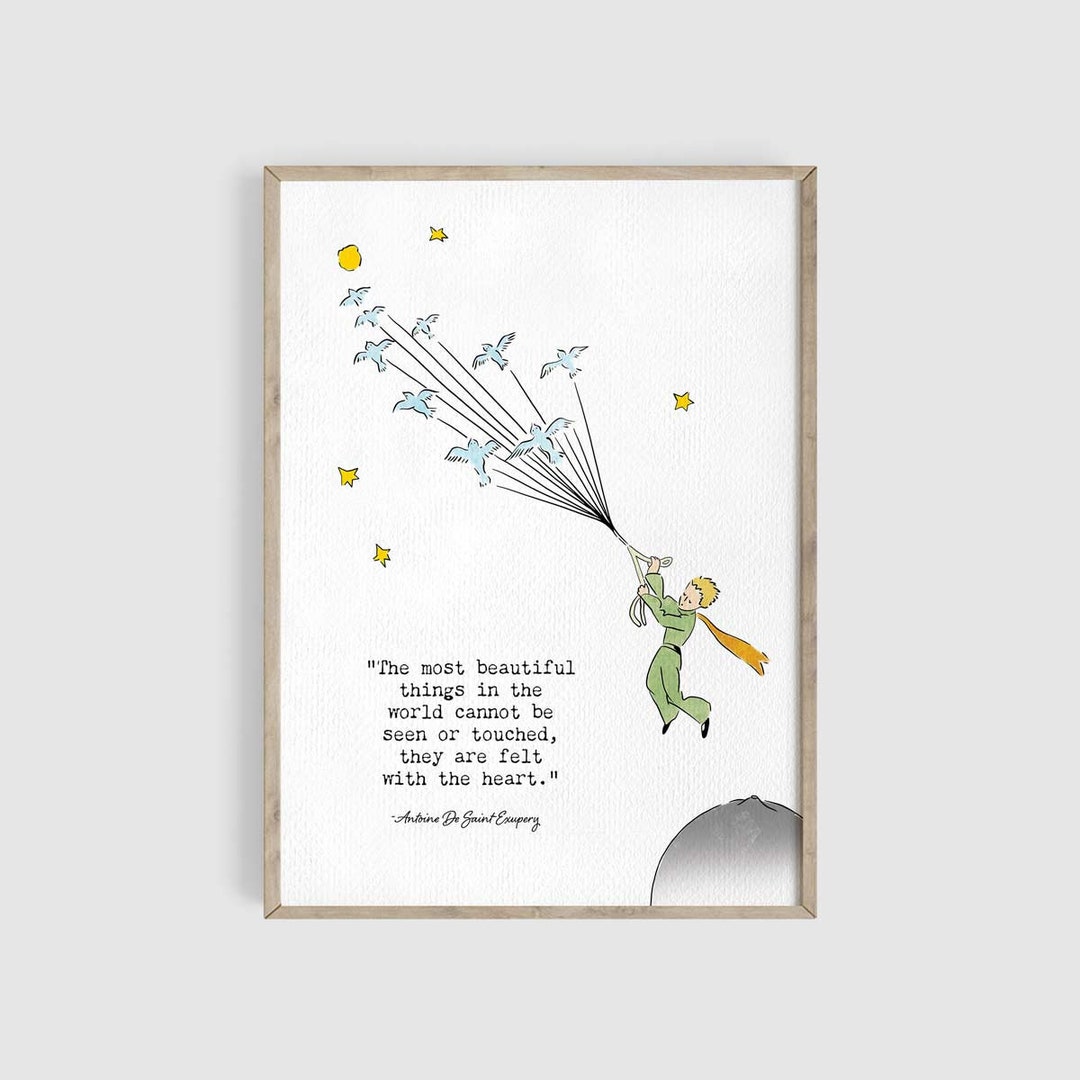 The Little Prince Art Print, Le Petit Prince, Little Prince Quote ...