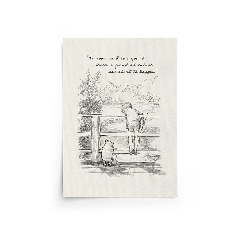 A a Milne Quote - Etsy
