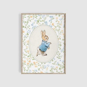 Set of 2 Vintage Peter Rabbit Prints, Peter Rabbit Nursery Decor ...