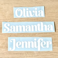 Annie Leu Font/ / Custom Decal/ Permanent Vinyl/ Name Stickers/ Tumbler ...
