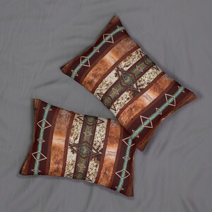 Western Cowhide Print Throw Pillow | Southwestern Accent Pillow ...