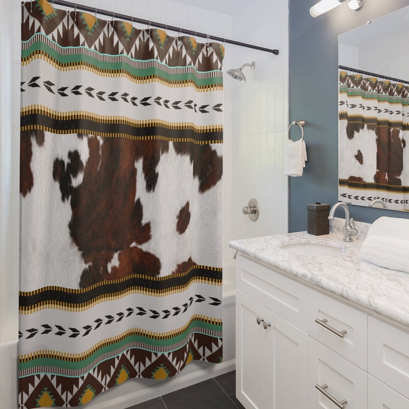 Cow Shower Curtain - Etsy
