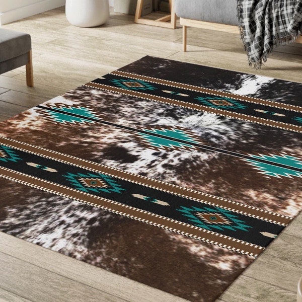 Western Area Rug - Etsy
