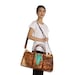 Western Travel Bag Southwestern Cactus Duffel Bag Leather Shoulder Bag ...