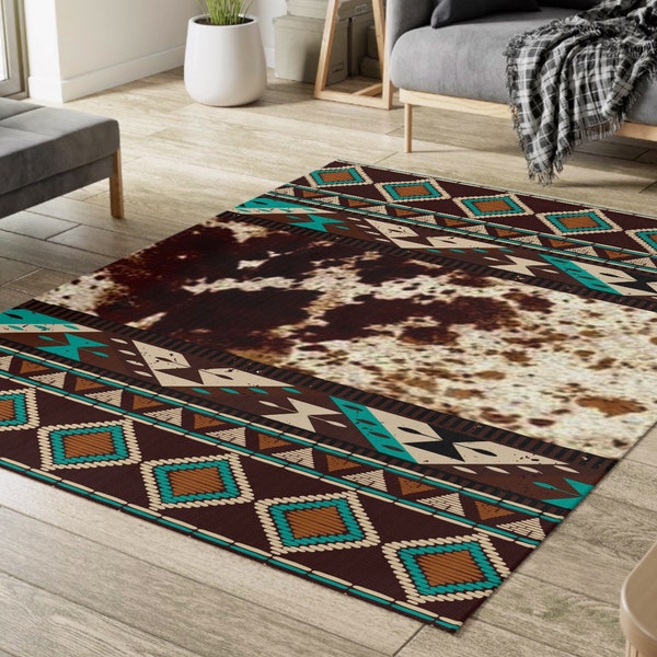 Western Area Rug - Etsy