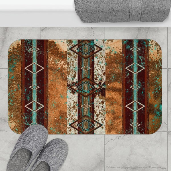 Country Style Bath Rugs - Etsy
