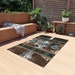 Cowhide Print Outdoor Rug | Western Rustic Outdoor Floor Mat | Faux Cow ...