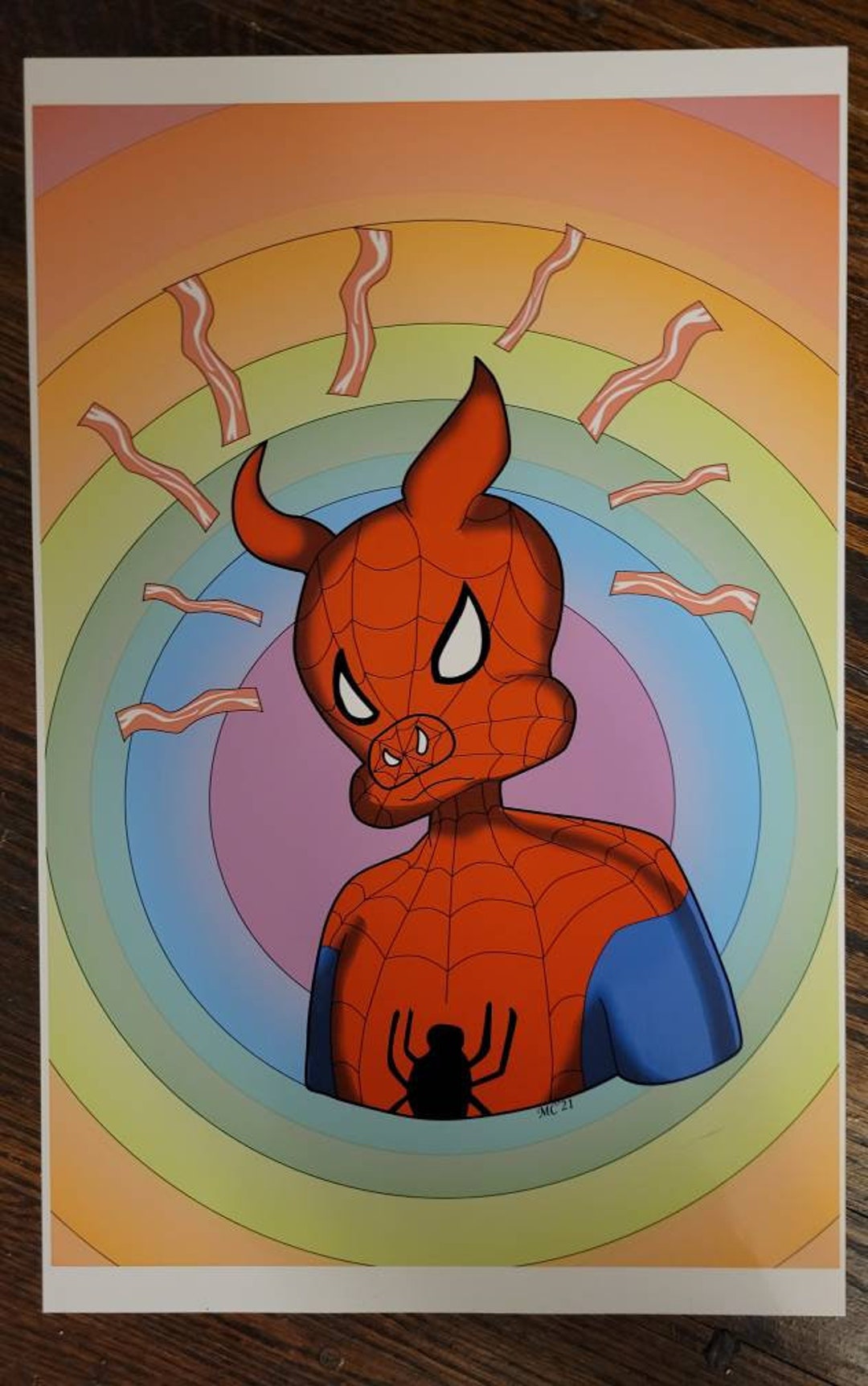Spider-ham Bust - Etsy