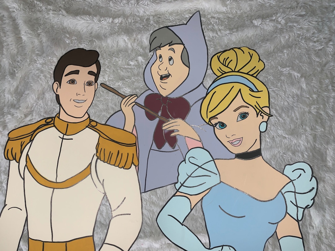 Disney Princess Cinderella Party Prop Character Cut Out Princess ...