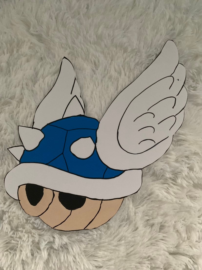 Super Mario Party Props Backdrop Decoration Mario Kart Item | Etsy