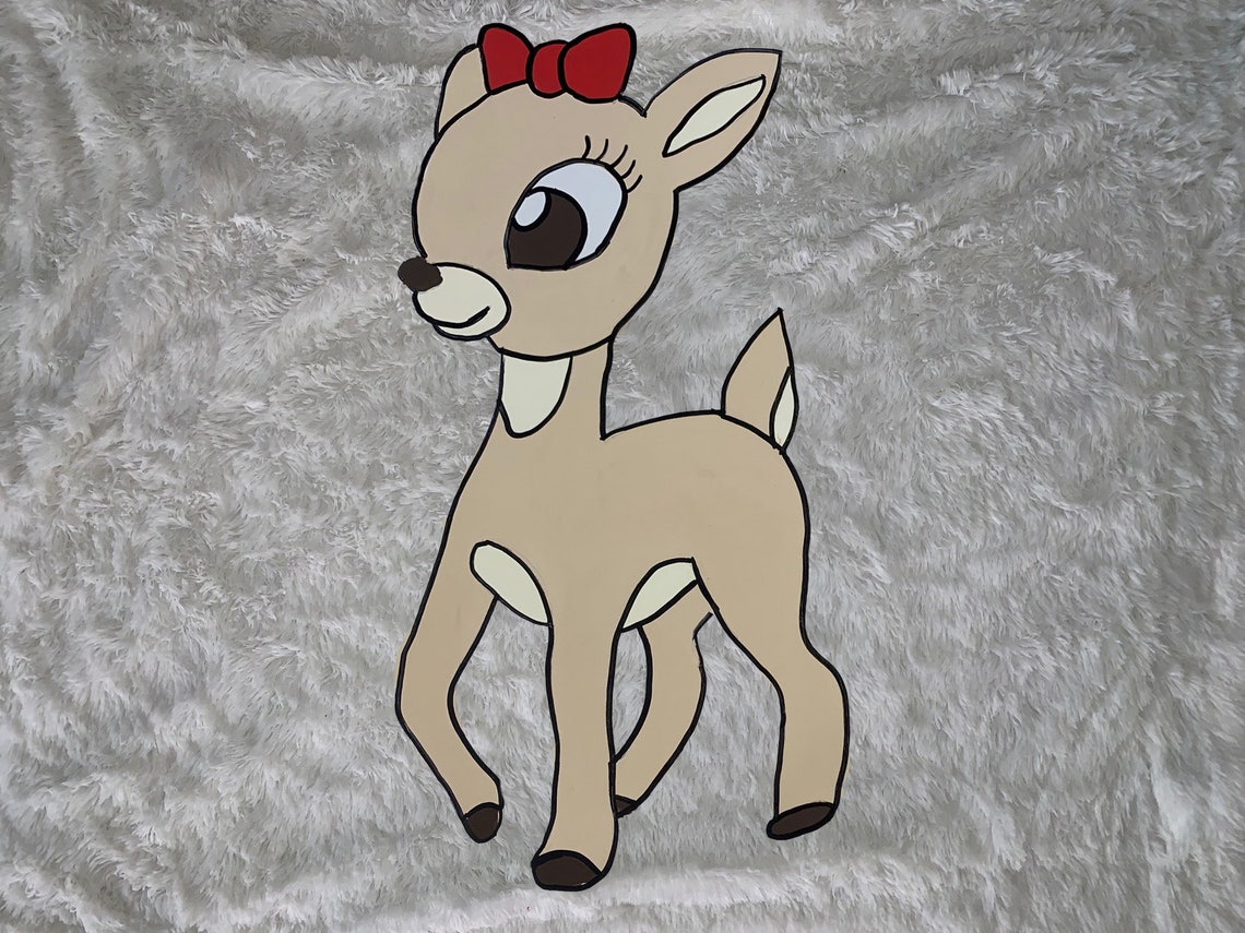 Rudolph the Red Nose Reindeer Character Cut Outs 2ft Standee Classic ...