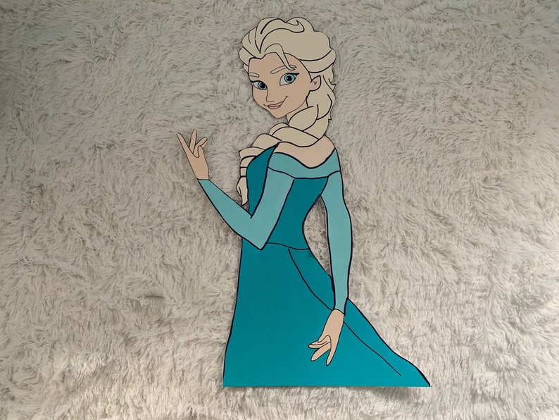 Frozen Party Prop Character Cut Out Standee Elsa Anna Olaf - Etsy