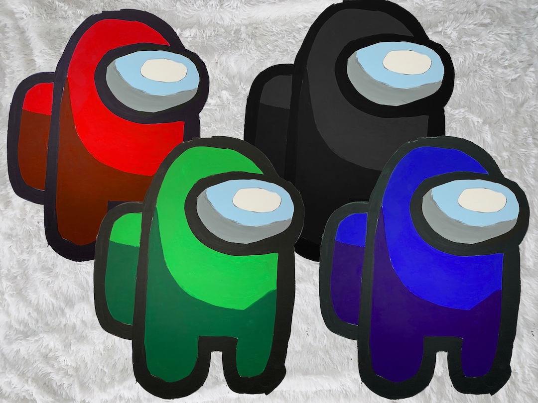 Among Us Party Prop Character Cut Out Standee Party Decoration Video ...