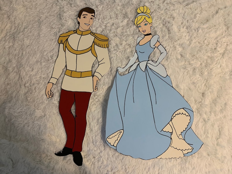 Disney Princess Cinderella Party Prop Character Cut Out Princess ...