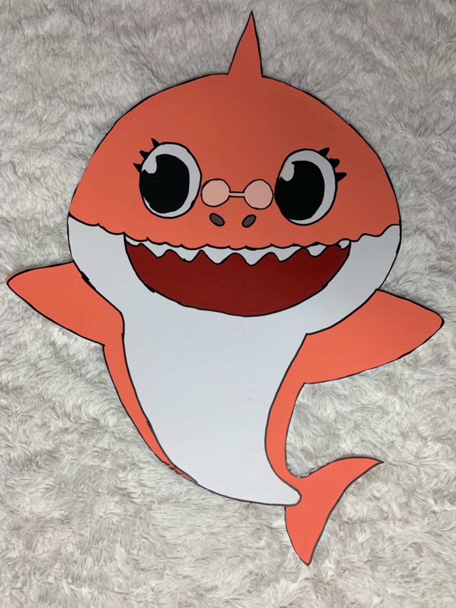Baby Shark and Family Party Prop Cutout Standee Birthday - Etsy
