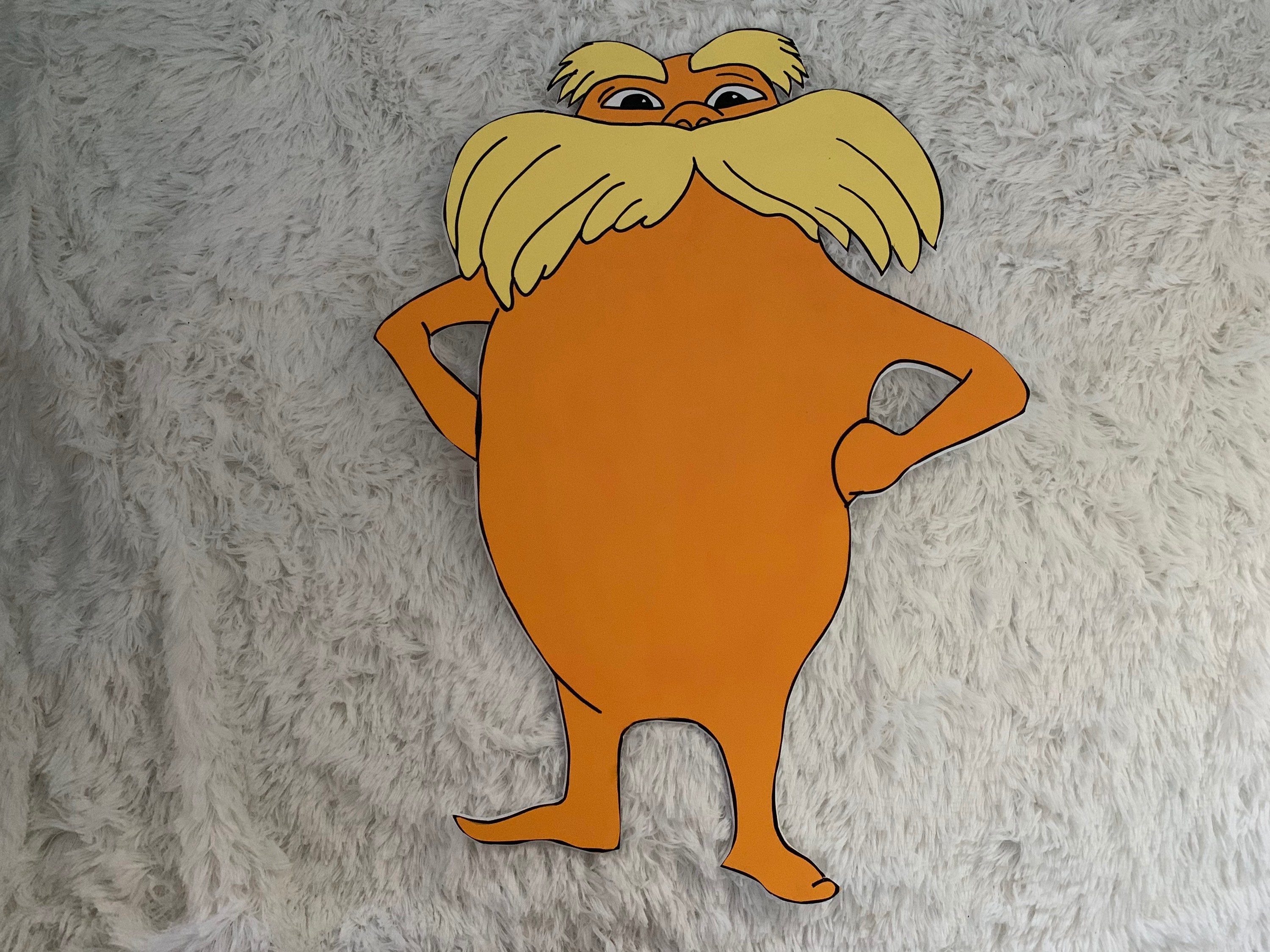 Lorax Party Prop Dr Seuss Cut Outs Birthday Party Decoration Character ...